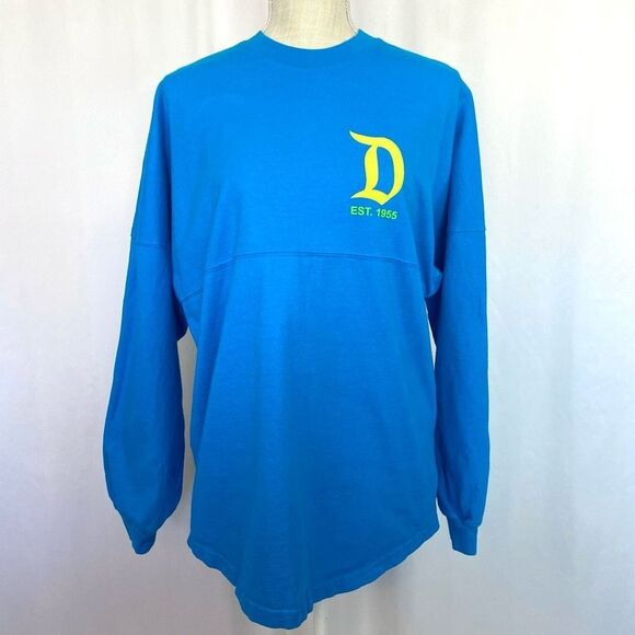 Disney | Tops | Disneydisneyland Resort Neon Turquoise Green Spirit ...